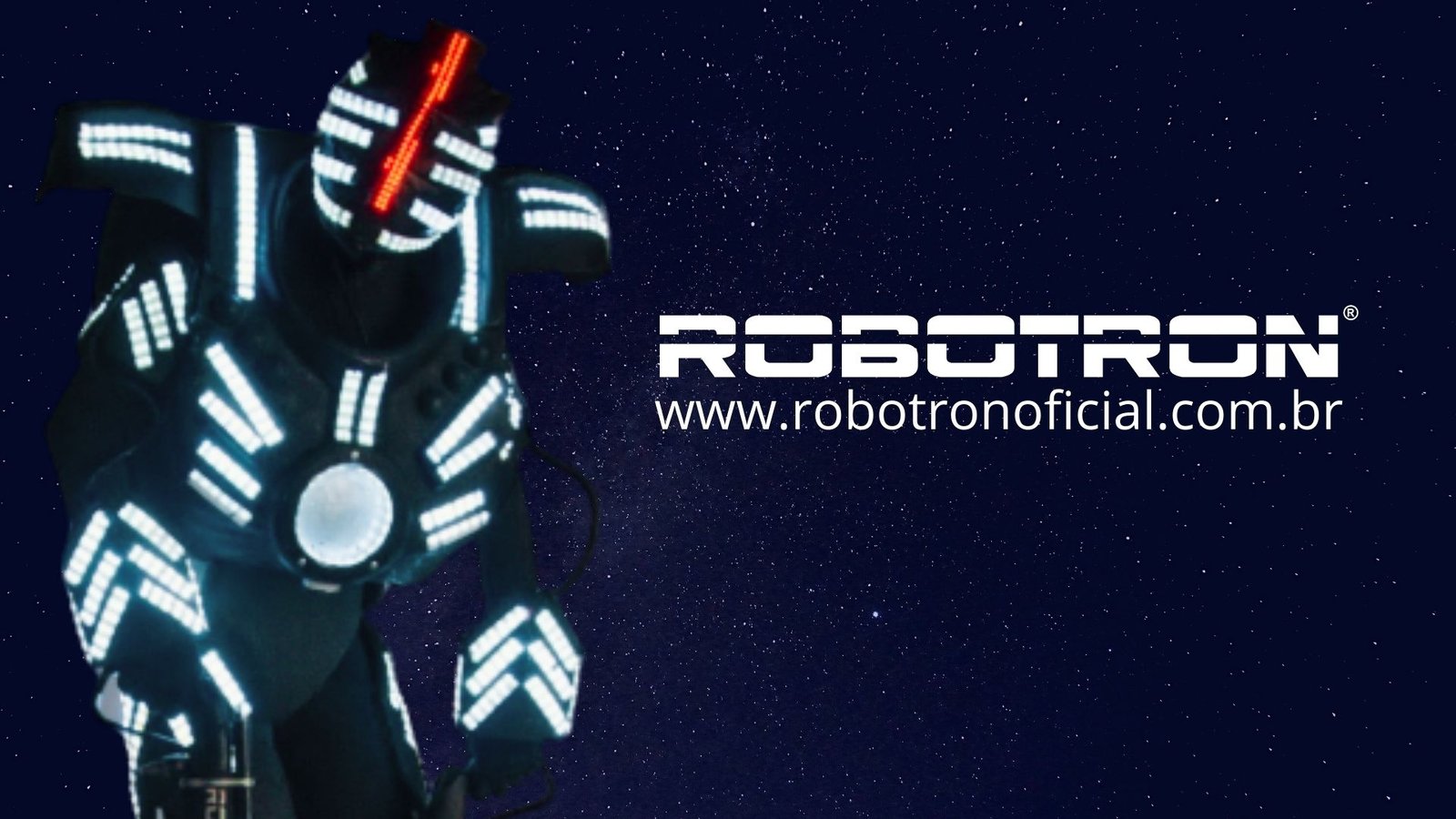 Robotron o robô de led para seu evento